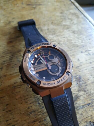 Casio G Shock GST-210B-4AG Steel Copper / Bronze | WatchCharts