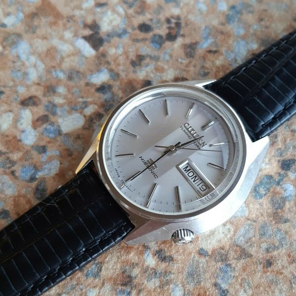 Vintage Citizen Hisonic Tuning Fork Watch 3701-370201 Y August 1973 JDM ...
