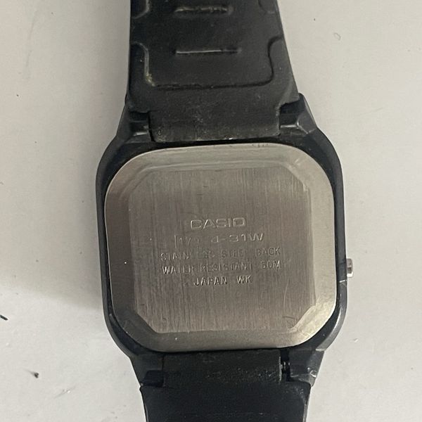 Vintage 1980s Japan CASIO Jogging Digital Watch 179 J-31W Original ...