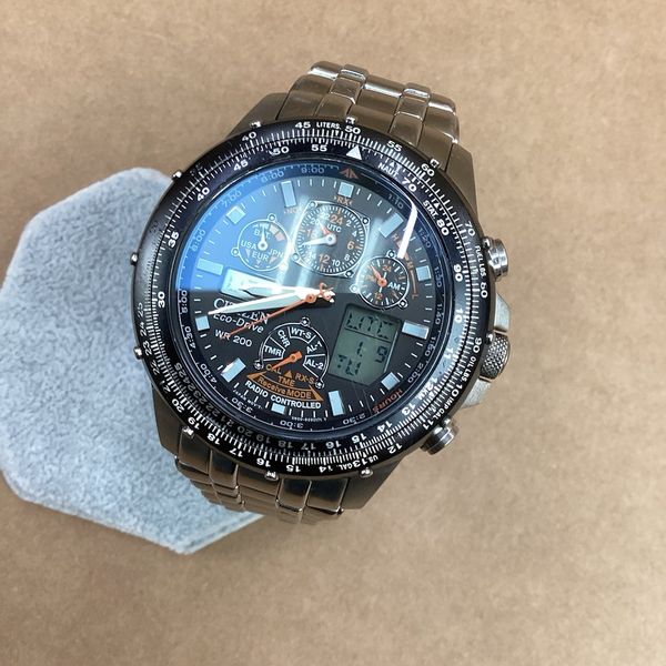 Citizen Quartz Eco-Drive Skyhawk AT JY0000-53Chronograph Radio ...