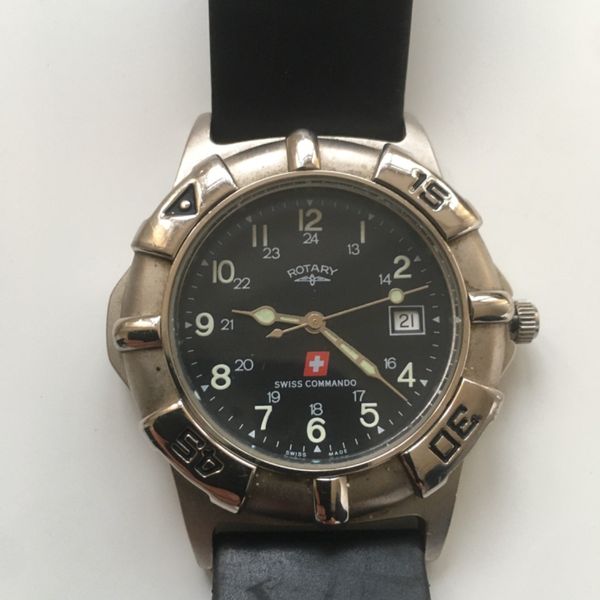 Rotary Mens Swiss Commando Watch | WatchCharts Marketplace