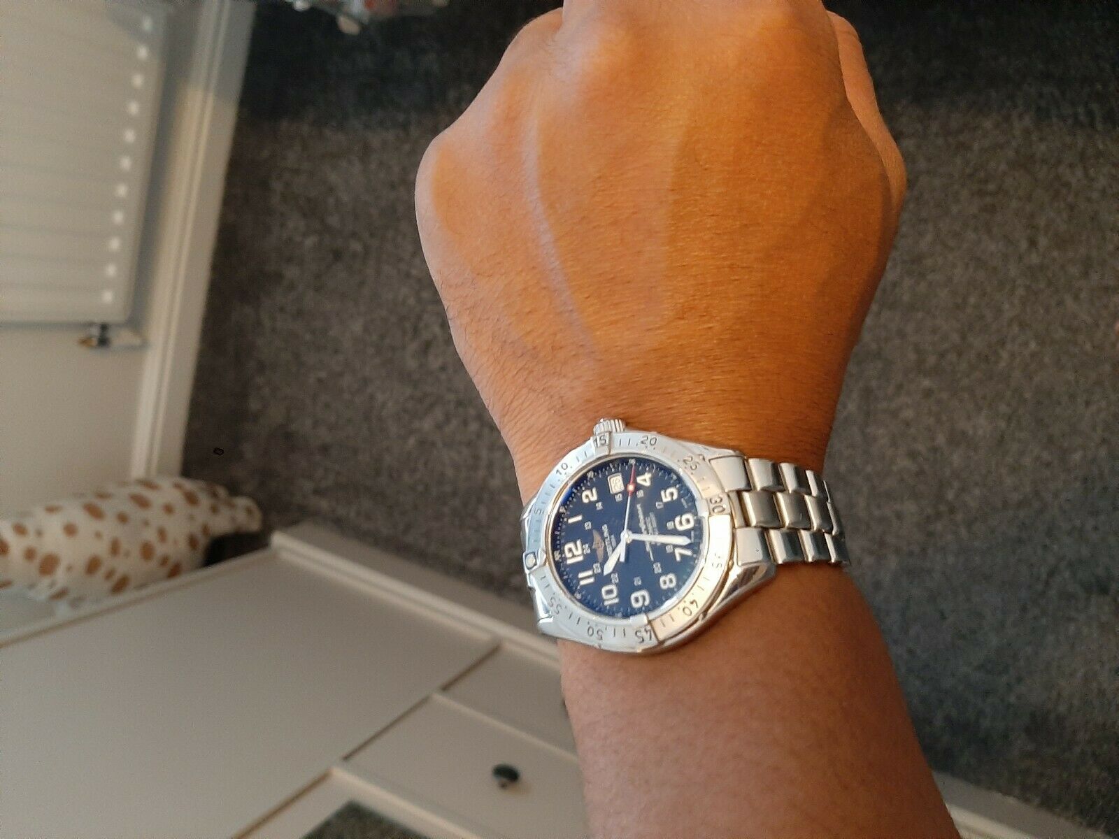 BREITLING Super Ocean Navy Blue Dial A17340 Automatic Watch | WatchCharts