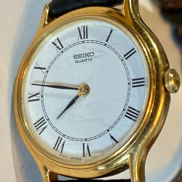 Seiko Quartz Ladies Running Roman Numeral Watch V700-6091 | WatchCharts ...