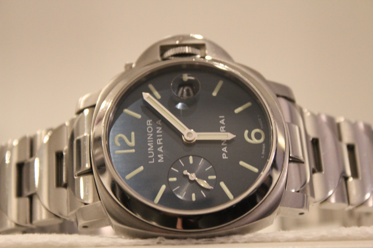 FS: Panerai Luminor Marina PAM 120 40mm Watch with Boxes + Papers ...