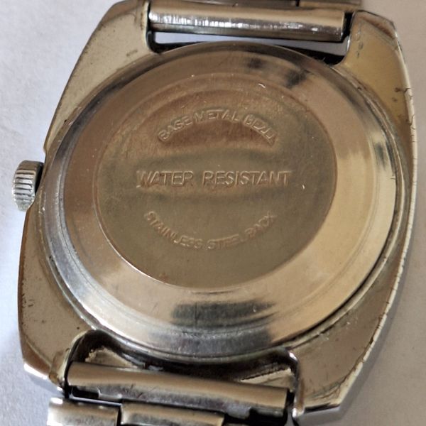 Vintage Timex 70's Marlin Watch Striped Dial Day Date Manual Wind ...