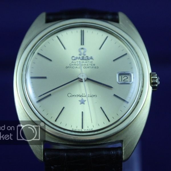 Reduced Price / FS: Vintage 1966 Omega Constellation "C" 18K Yellow Gold - Ref 168.017 ...