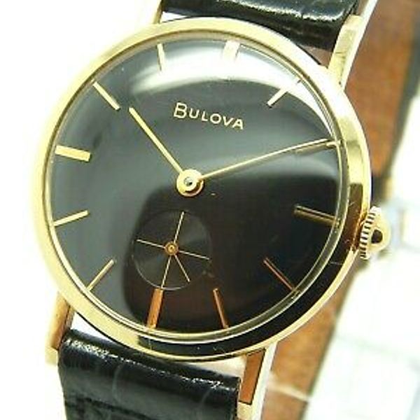 Vintage 1958 Bulova "President" 10 Rolled Gold Plate Watch 17 Jewels ...