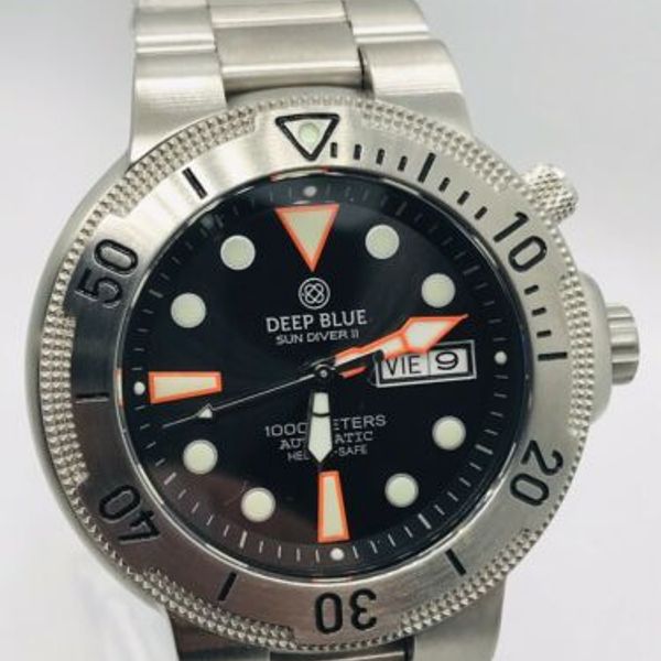 Deep Blue Sun Diver Watch- Brand New | WatchCharts