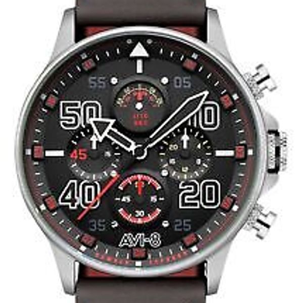 AVI-8 Hawker Typhoon Chronograph Black Dial Quartz Men's Watch AV-4093-0A | WatchCharts Marketplace