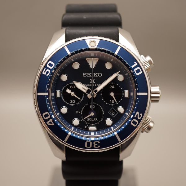 [WTS] Seiko Prospex SSC759J1 V192 Blue Sumo Chronograph Solar Quartz ...