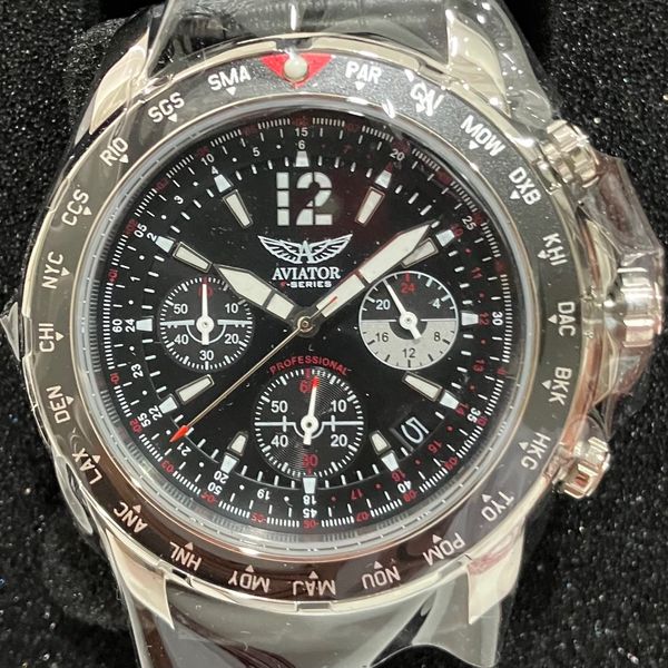 Aviator F-Series GMT Chronograph Watch | WatchCharts Marketplace