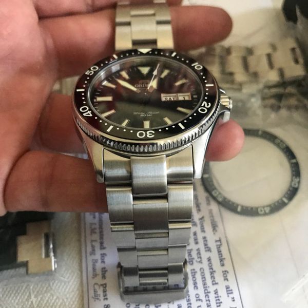 [WTS] Orient Kamasu Green Dial + Strapcode Bracelet | WatchCharts ...
