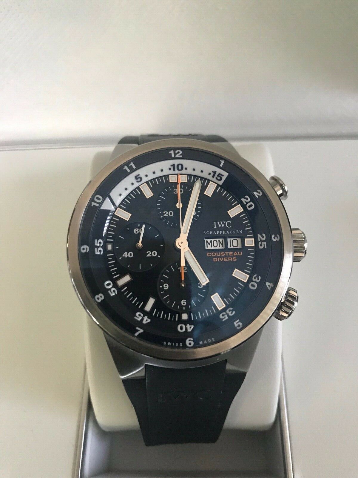 IWC AQUATIMER WATCH COUSTEAU DIVER TRIBUTE TO CALYPSO LIMITED EDITION ...