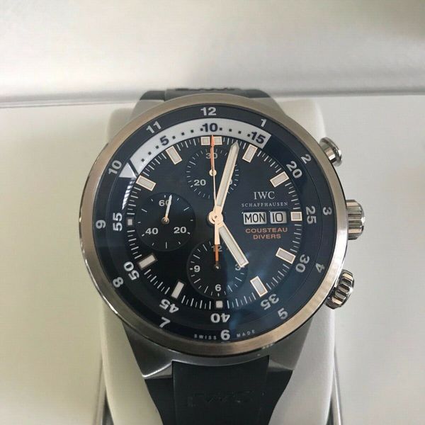 IWC AQUATIMER WATCH COUSTEAU DIVER TRIBUTE TO CALYPSO LIMITED EDITION ...