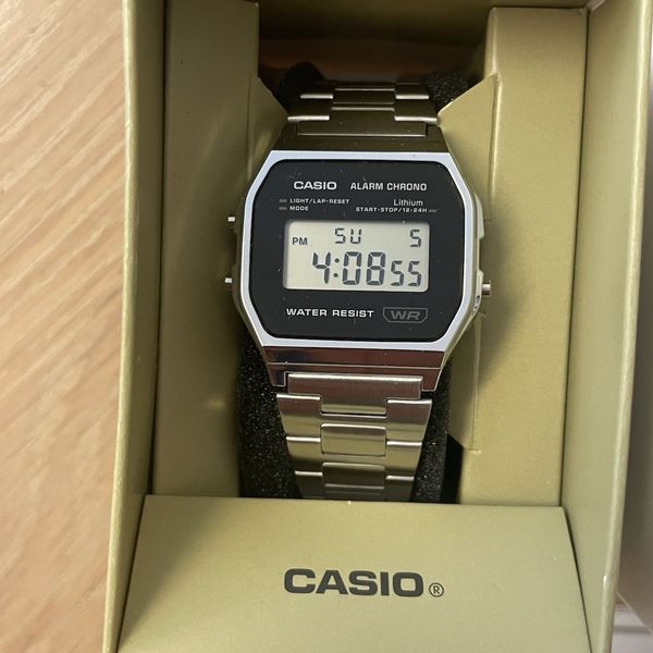 Casio Vintage A158WEA-1EF New In Box | WatchCharts Marketplace