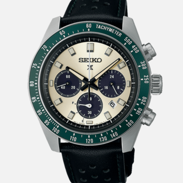 Seiko SSC943 Prospex Ivory Dial Speedtimer Solar Chronograph Watch 100m ...