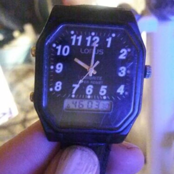 Men's LORUS by SEIKO Vintage Analog-digital V041-5020 From 1980s VERY ...