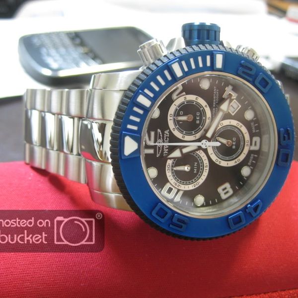 FS Invicta Sea Hunter Blue Bezel with 3 Slot Diver Case | WatchCharts