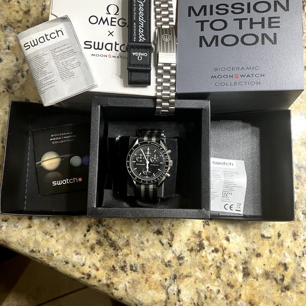 Swatch x Omega MoonSwatch Mission To Moon, Metal Mod, 42mm, Bracelet ...