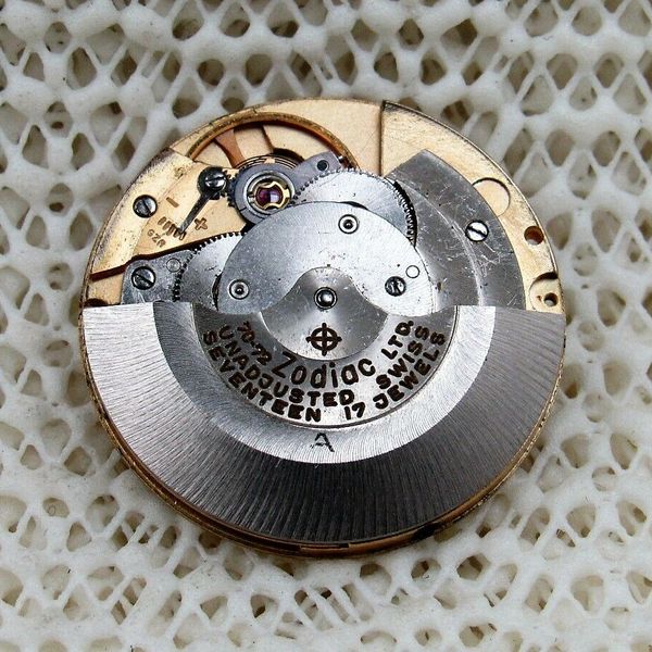Zodiac Caliber 70-72 Automatic 17 Jewels Wrist Watch Movement, Runs ...