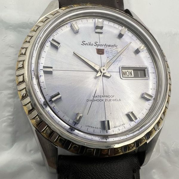 SEIKO Sportsmatic 5 Automatic 1965 Silver Dial Vintage Watch 37mm Working Japan | WatchCharts ...