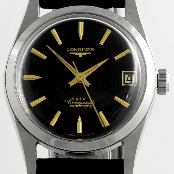 1966 Longines Conquest Three Star Automatic Cal 291 Vintage Mens Wrist ...