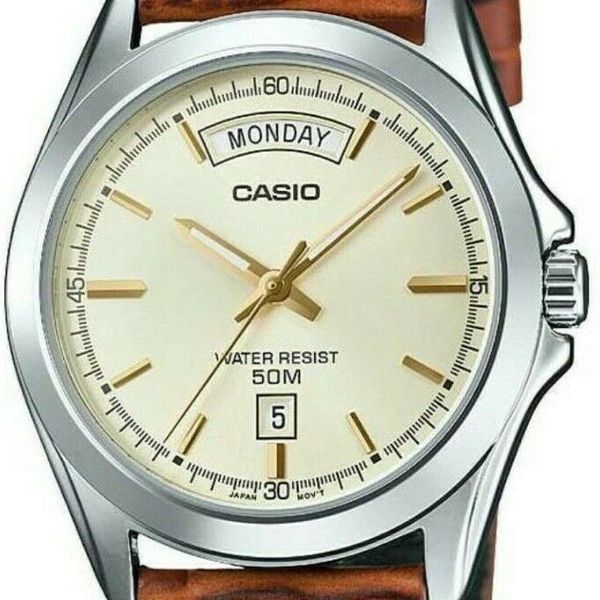 Casio Watch MTP-1370L-9A Mans Analog Clasic Watch 50m mtp1370 ...