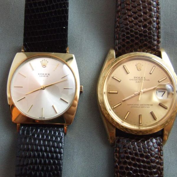 Two vintage Rolex models. | WatchCharts Marketplace