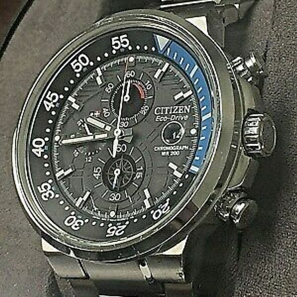 Mens Citizen Endeavor Eco-Drive Chronograph WR200 Watch B612-S083125 ...