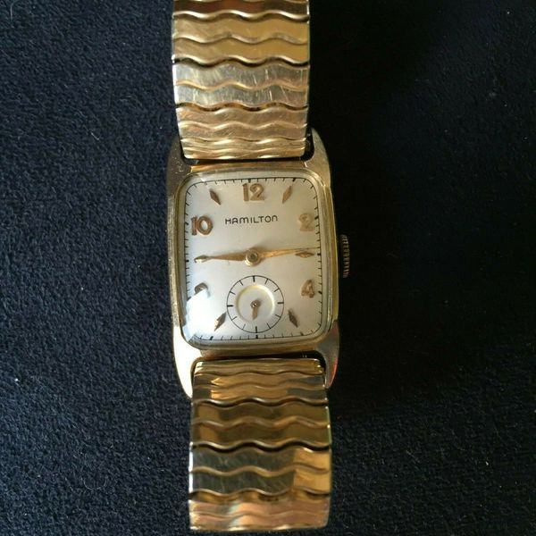 1950s Hamilton 10K Yellow Gold Filled Men's Watch Vintage | WatchCharts
