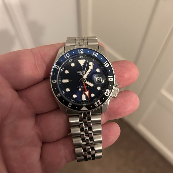 Seiko 5 SKX GMT SSK003K1 Blueberry Watch | WatchCharts Marketplace