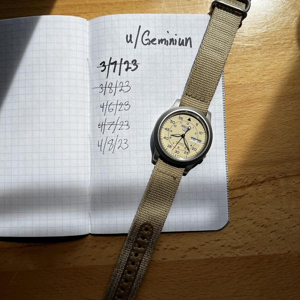 [WTS] Seiko 5 SNK803 Tan Field Watch | WatchCharts