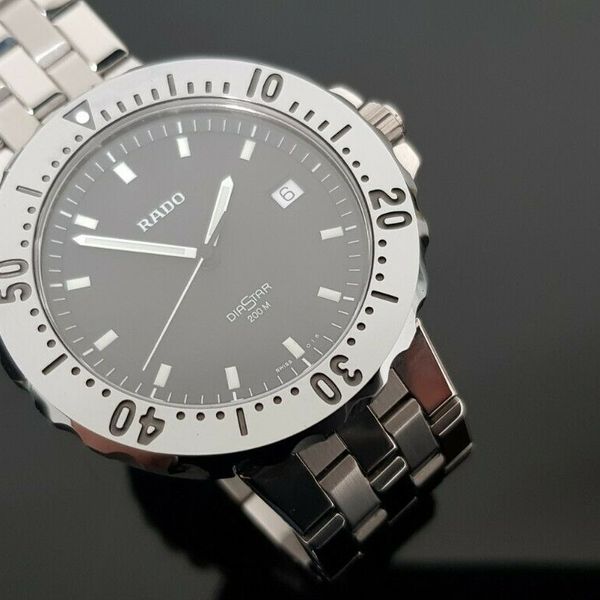 Rado Diastar 200M Divers Style Gents Watch with Titanium Clasp/Sapphire ...