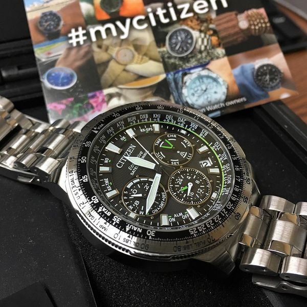F/S Citizen CC9030-51E Promaster Navihawk Satellite Wave GPS Eco-Drive ...