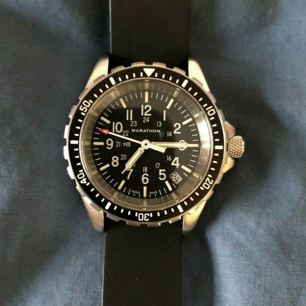 Marathon Medium Diver's Quartz (MSAR) 36 mm on Rubber Strap | WatchCharts