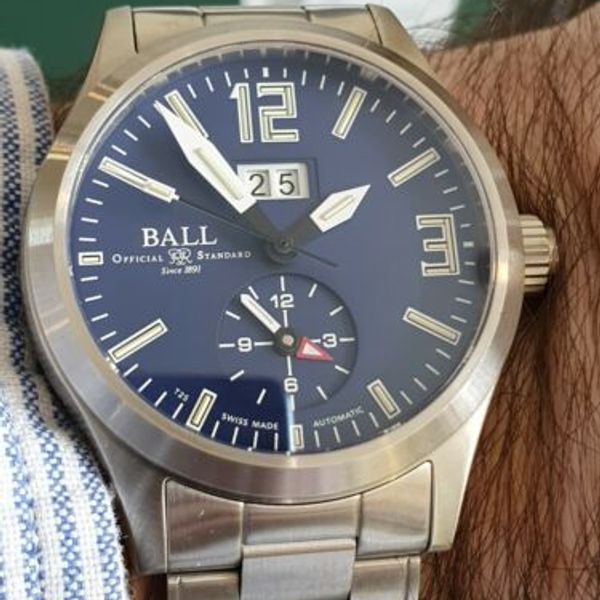 BALL ENGINEER II Voyager GMT Automatic WATCH Tritium Lume Excellent ...