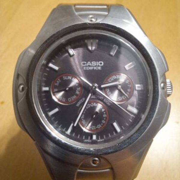 Casio Edifice mens watch EF-302 | WatchCharts Marketplace