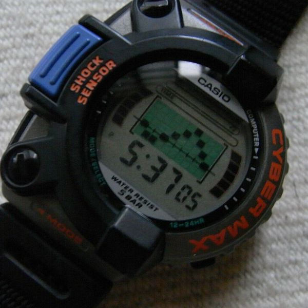 RARE CASIO CYBER MAX JG-300 Punch and kick measurement | WatchCharts ...