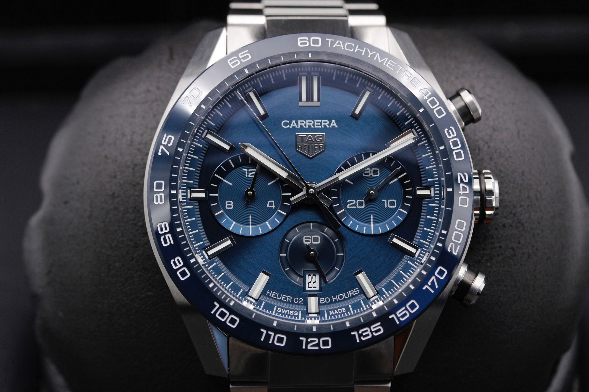 FSOT: Tag Heuer Carerra - CBN2A1A.BA0643 - Blue - Stainless Steel ...