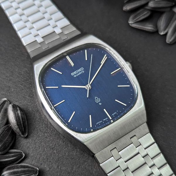 [WTS] RARE VINTAGE SEIKO 7830-5020 Quartz | Jeans Colored LINEN Dial | 139 USD only ...