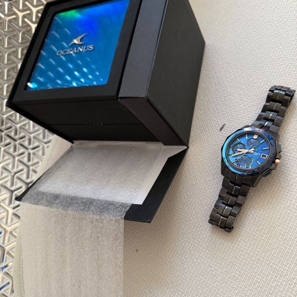 Casio Oceanus Manta S6000 Series OCWS6000JC2A Rare Limited Edition Hand ...