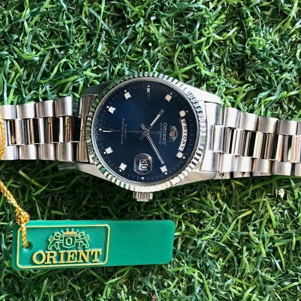 Orient Oyster President Day Date Automatic Blue Dial, RARE ...