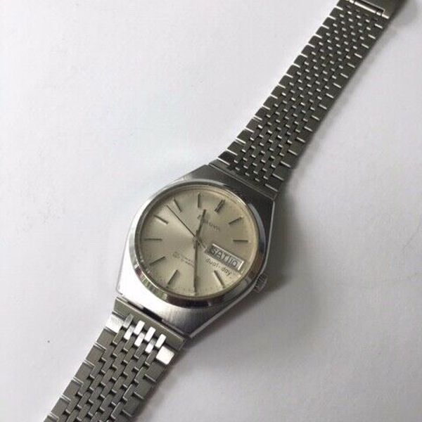 Bulova vintage set o metic dual day automatic watch. | WatchCharts