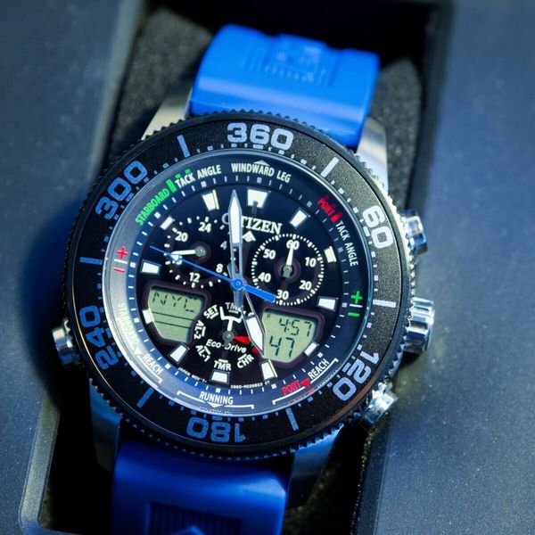 Citizen Promaster Sailhawk JR406801E Eco-Drive Wrist Watch for Men ...