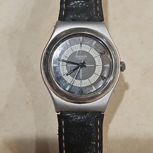 Swatch Watch Irony MAGIC MIRROR YLS1002 Leather Band | WatchCharts ...