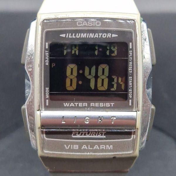 CASIO 'FUTURIST' A-220 Illuminator Chronograph Unisex Digital Watch c ...