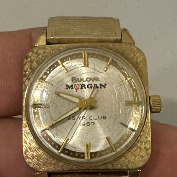 Vintage Bulova Gold Elecropated M6 1967 WATERPROOF Manual Wind Watch ...