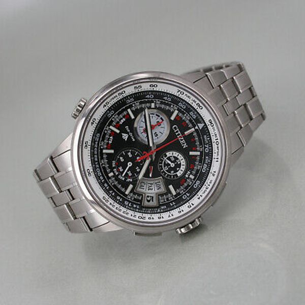 CITIZEN Promaster Sky Titan Eco Drive Solar Funk Chronograph ...