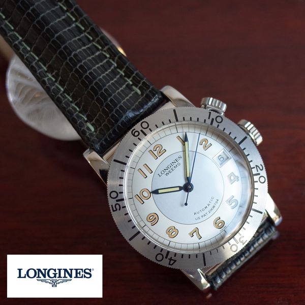 Like new Longines Weems L2.608.4 Back skeleton self-winding men's watch ...