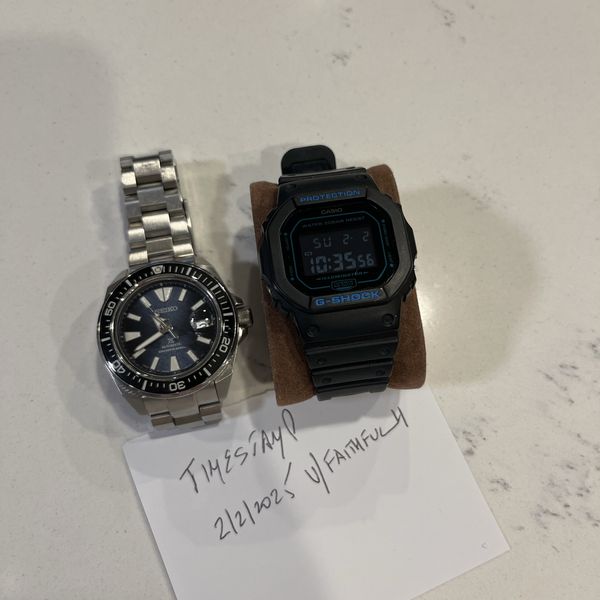 [WTS] Seiko Samurai Save the Ocean Casio G Shock | WatchCharts Marketplace